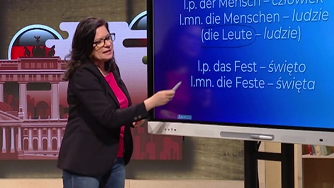 Szkoła z TVP: klasa 1 ponadpodstawowa – nowa podstawa programowa: Język niemiecki, Lekcja 3, 05. ...