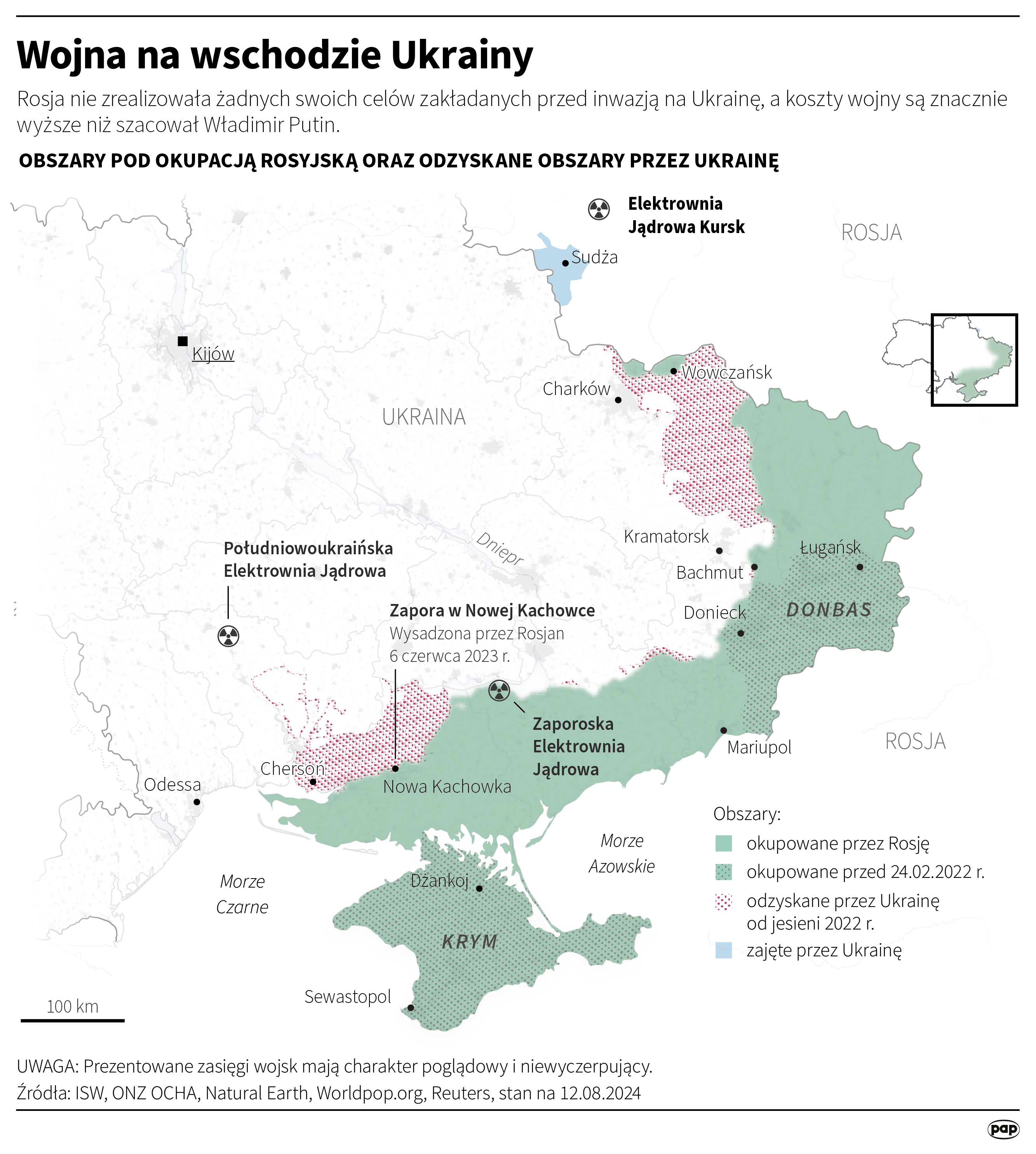 Wojna Rosja-Ukraina. Raport z Ukrainy (14.08.2024). Siły Ukrainy ...